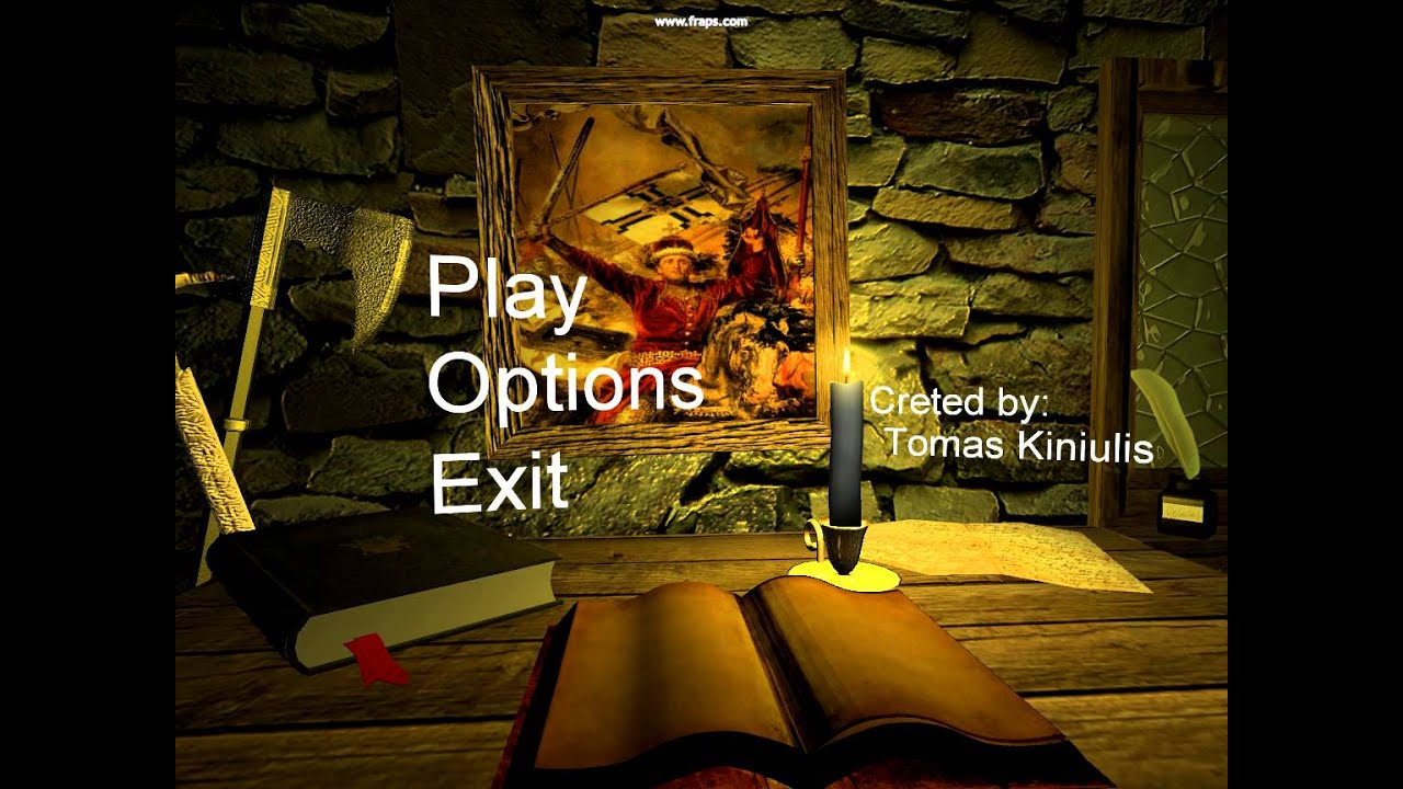 Unity3d Medieval menu example project - YouTube