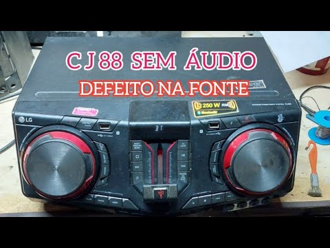 MINI SYSTEM LG CJ88 SEM ÁUDIO - YouTube