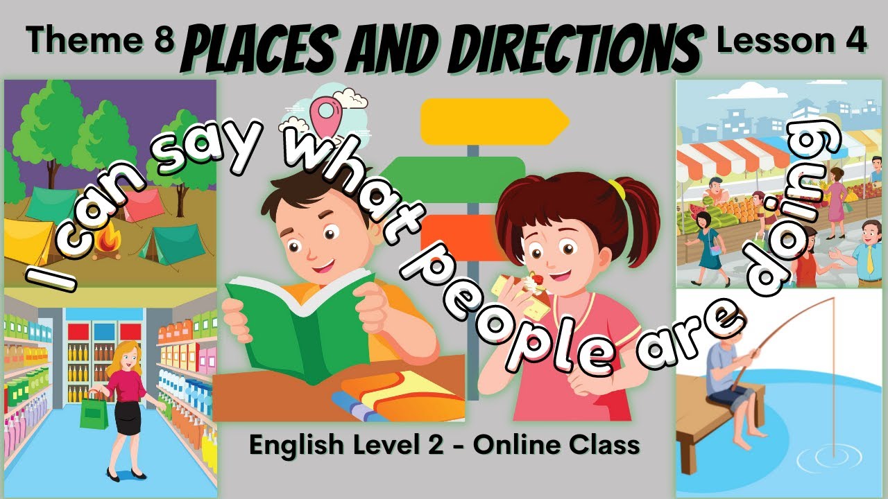 I can say WHAT PEOPLE ARE DOING l English Lesson - YouTube