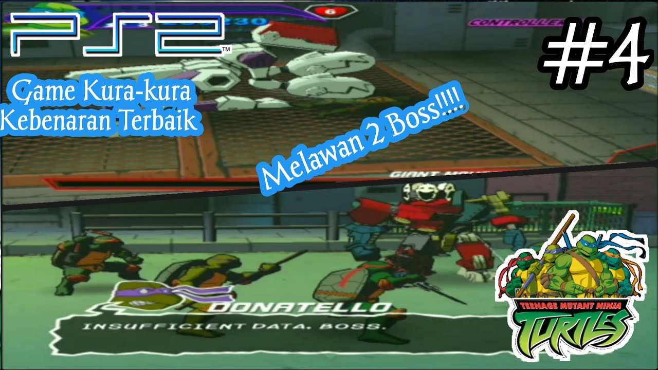 Teenage Mutant Ninja Turtle (Part 4) Ps2 - Stockman lab & Nano & April ...