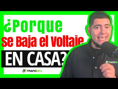 ¿Porqué se BAJA el VOLTAJE o la LUZ de mi CASA? ⚡¿Qué es la caída de tensión? 🔥🔥🔥