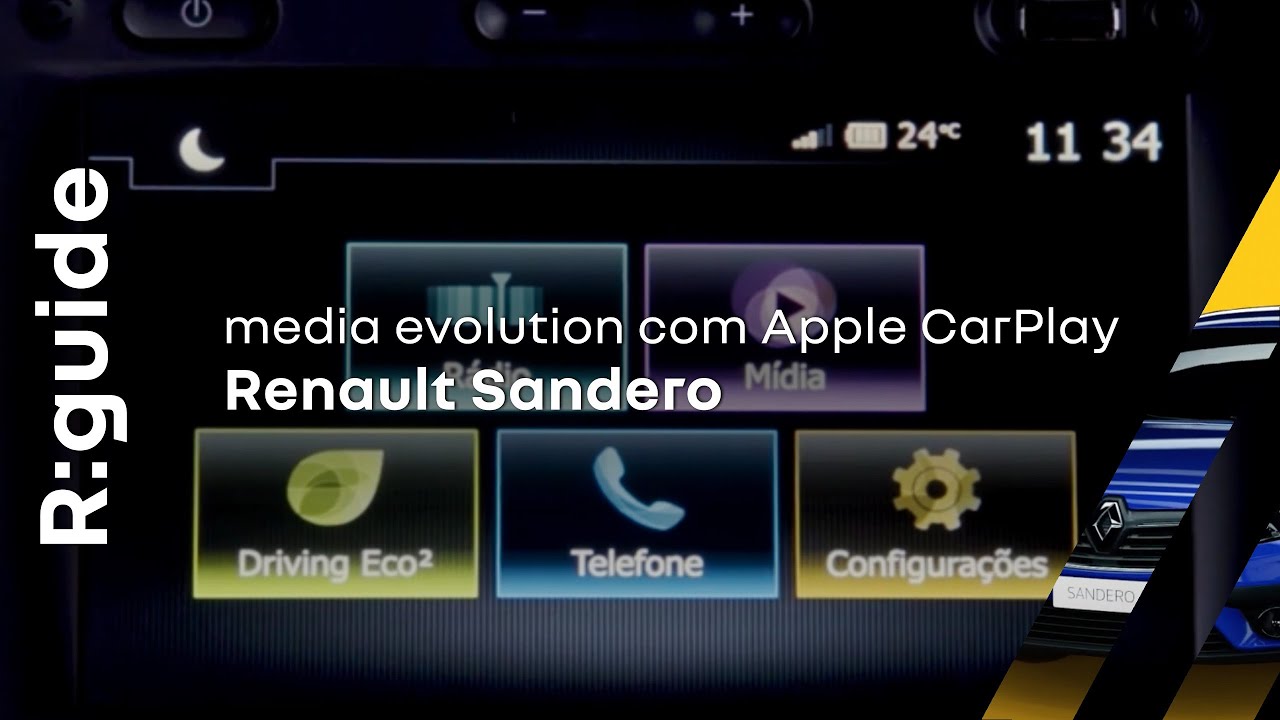 informações sobre o media evolution com Android Auto | Renault Sandero ...