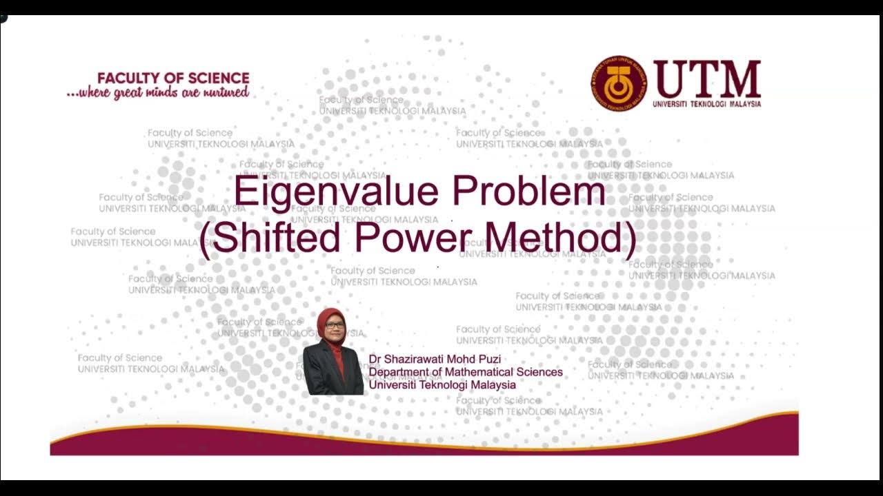 Shifted Power Method - YouTube