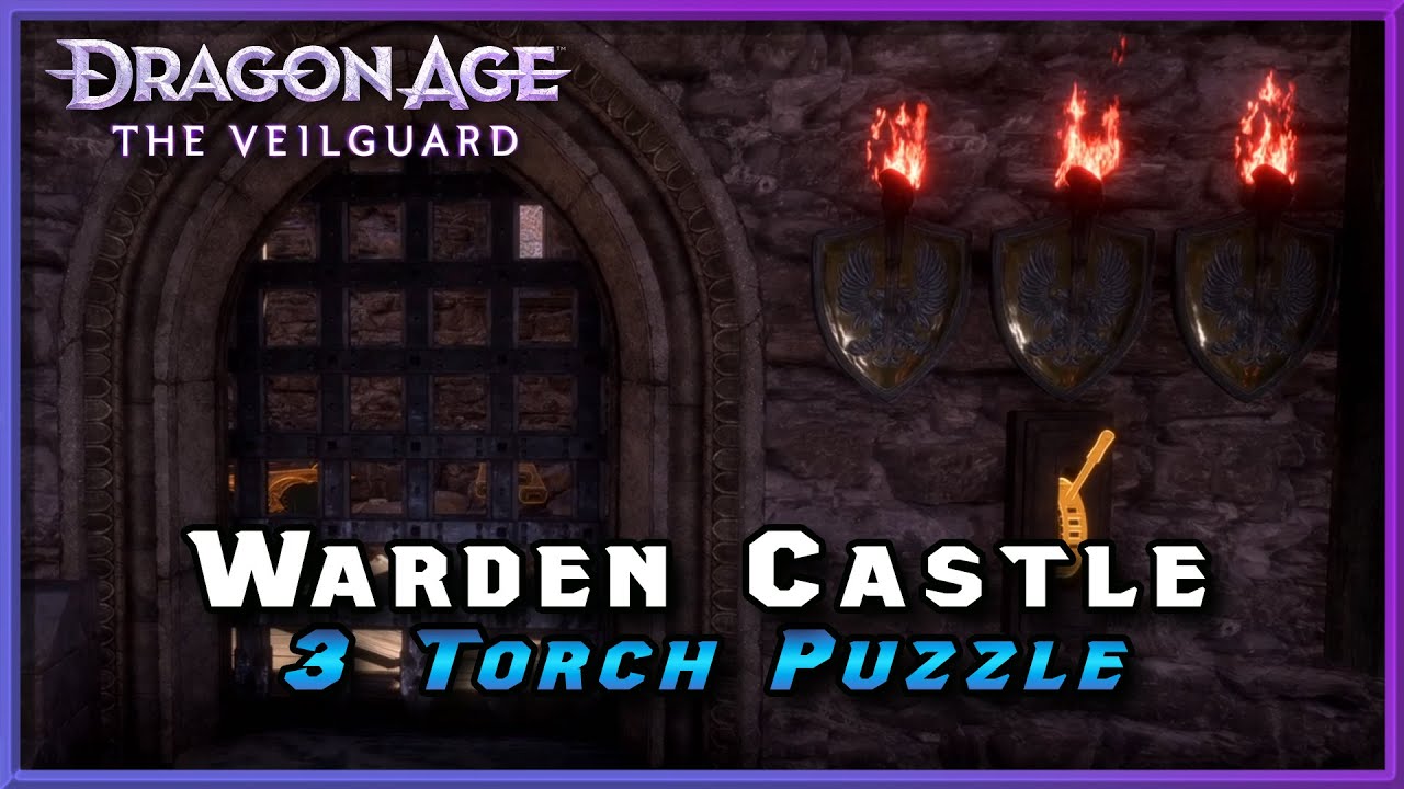 How to Solve the 3 Torch Puzzle in Warden Castle (Rivain Coast)| Dragon ...