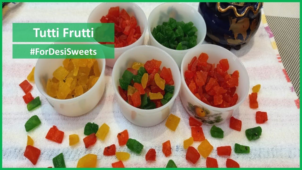 Try making Tutti Frutti at home - YouTube
