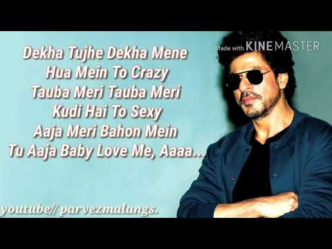 Love mera hit hit soniye-sharukh khan-whatsup status lyrics