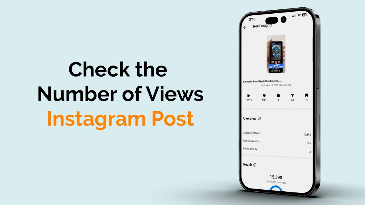 How to Check the Number of Views on Instagram Post? - YouTube