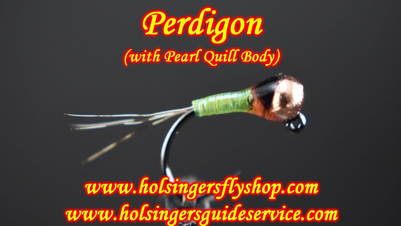 Peridgon With Pearl Quill Body, Holsinger's Fly Shop - YouTube