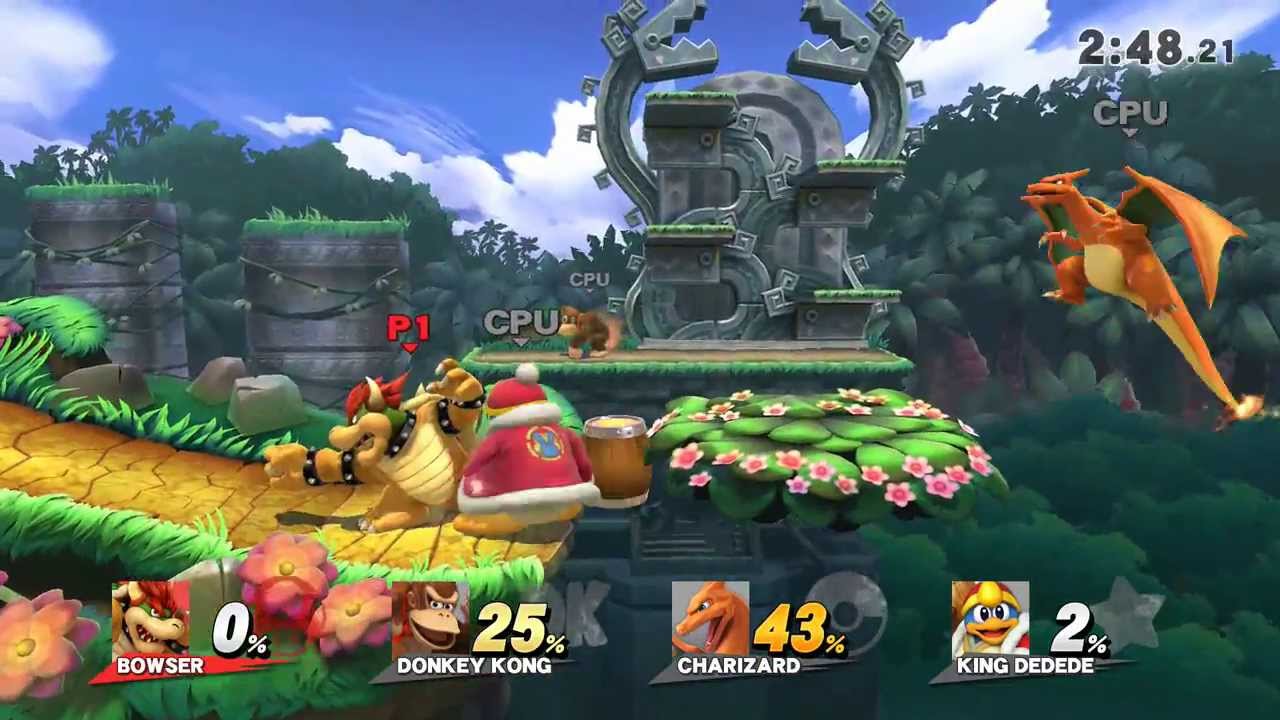 Super Smash Bros for Wii U - Bowser VS DK . Charizard and King Dedede ...