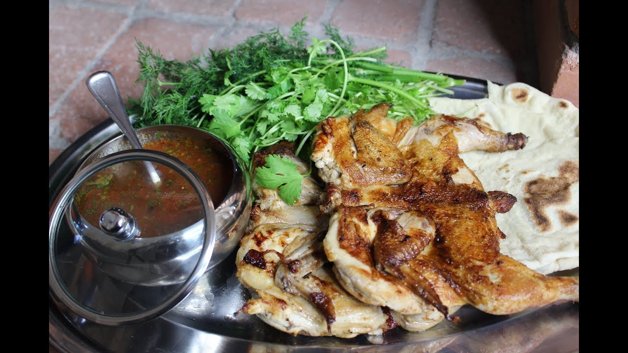 Chicken Tabaka(Tapaka)/Georgian Pan Fried Chicken - YouTube