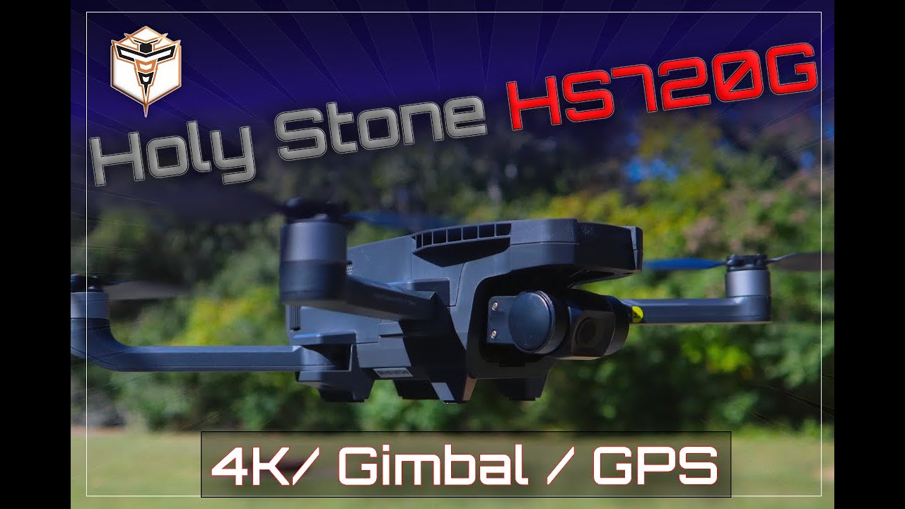 HS 720G Holy Stone 2 Axis Gimbal GPS Drone with 4K EIS Camera for ...