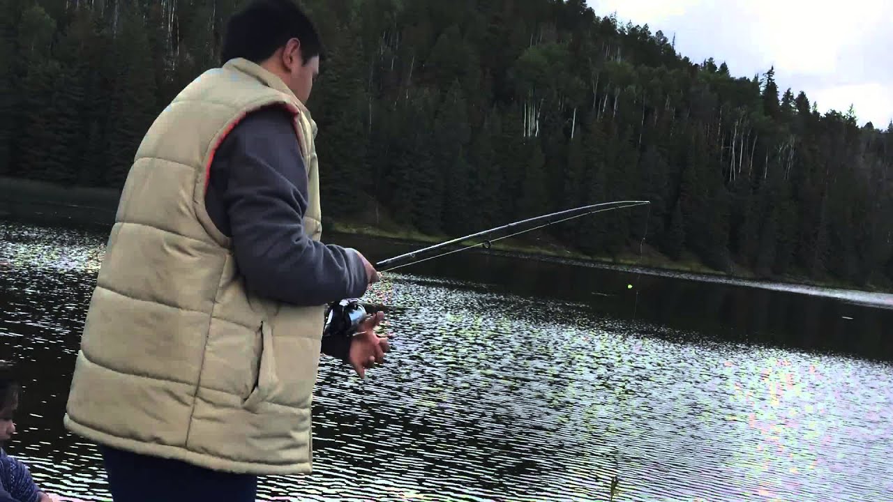Fishing at Posey Lake Utah - YouTube