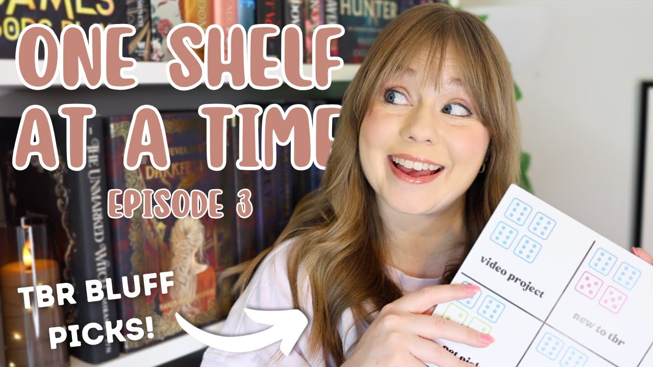 reading down my physical tbr! | tbr bluff picks my shelf | one shelf at ...