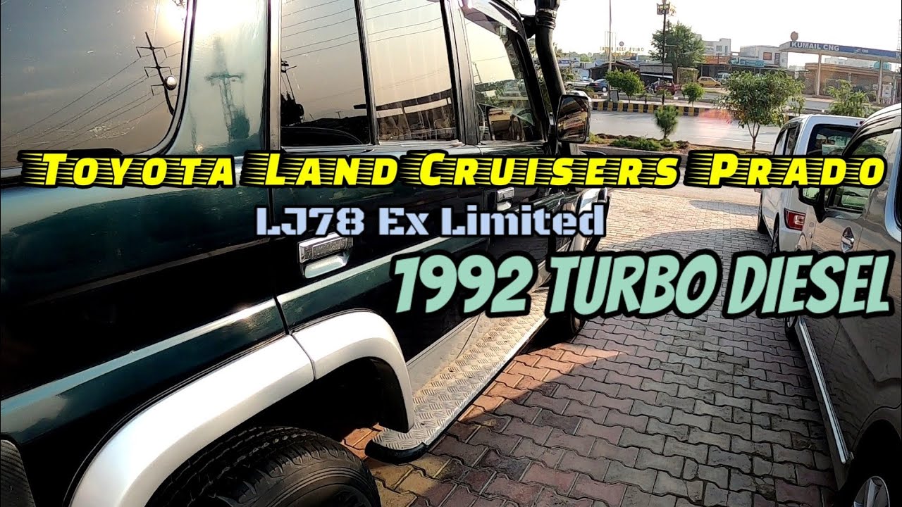 Toyota Land Cruisers Prado Lj78 Ex Limited Review and Test Drive ...