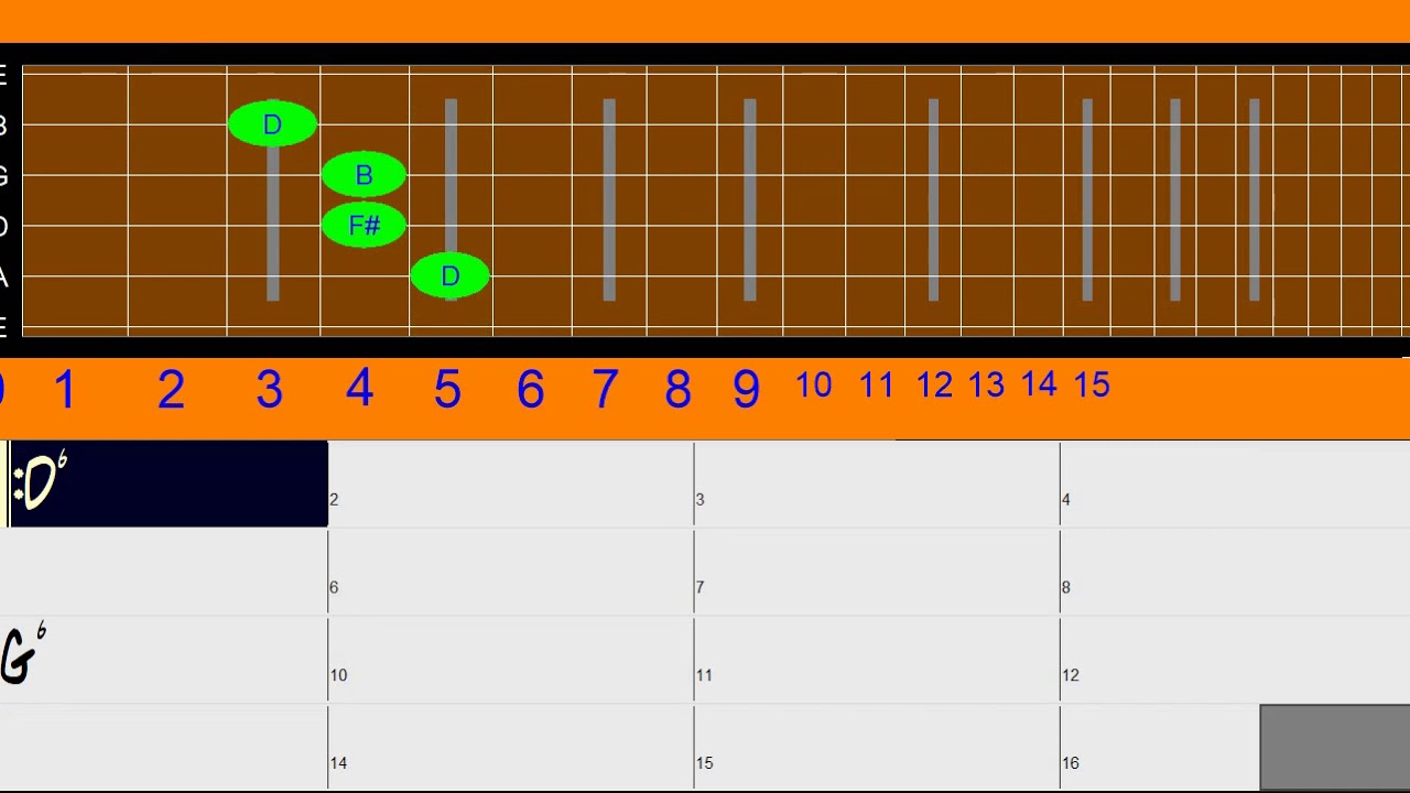 Learn guitar chords:D6,G6,A6 - YouTube