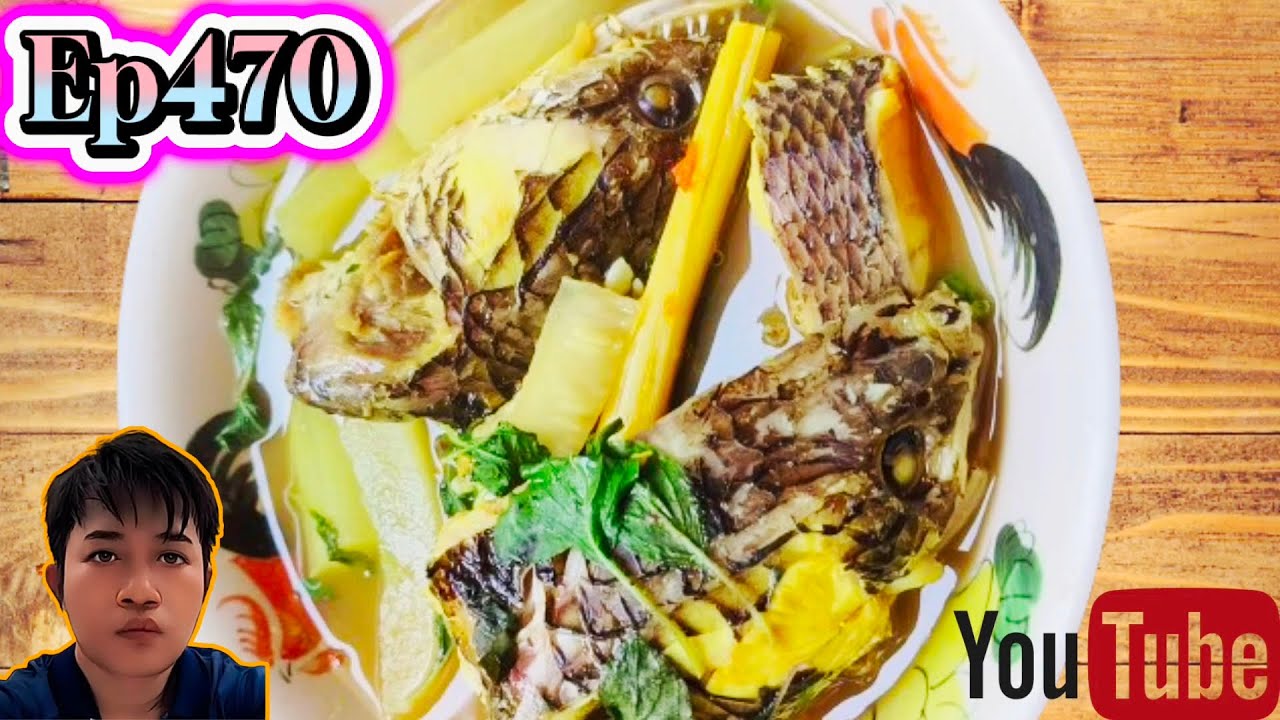 Ep470#how to cook snakehead fish sour soup with winter melon ...