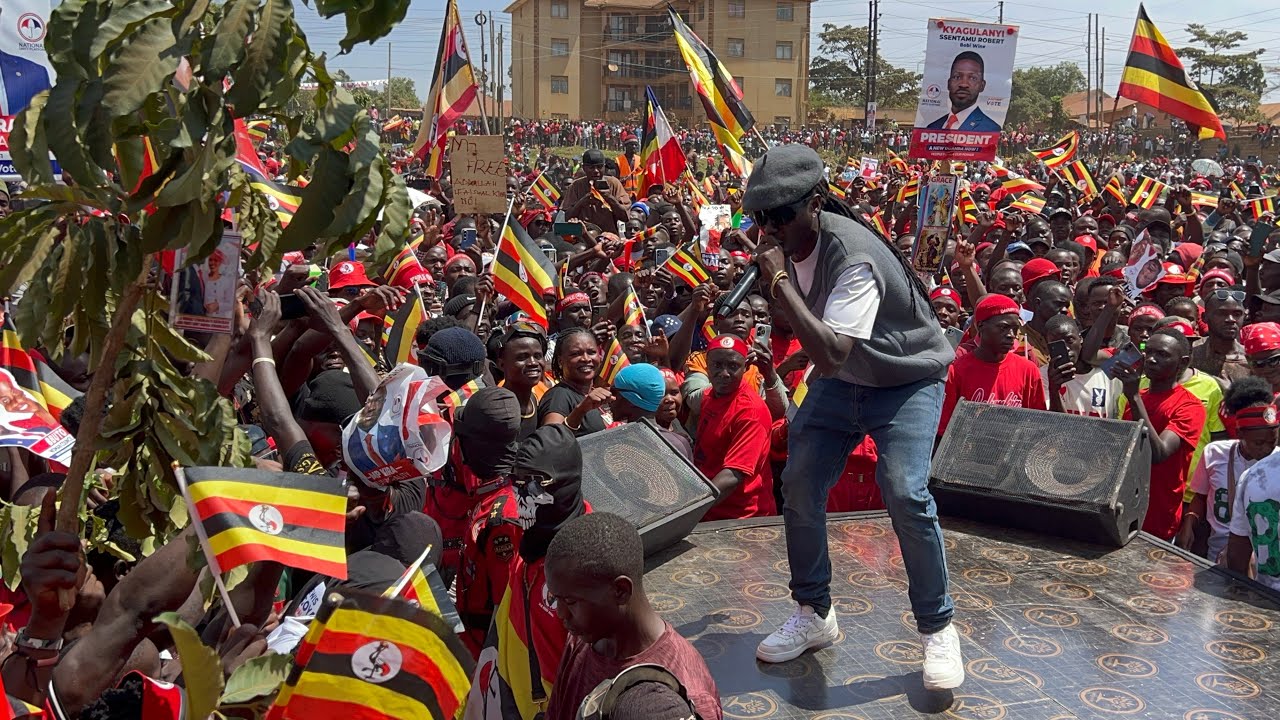 Young Mulo Shines at Bobi Wine’s Bweyogerere Campaign Rally - YouTube