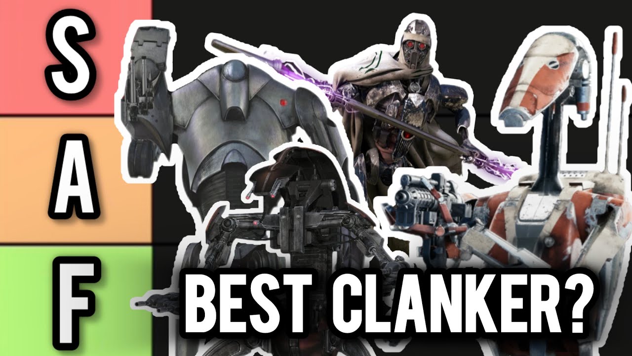 The Star Wars CLANKER Tier List - YouTube