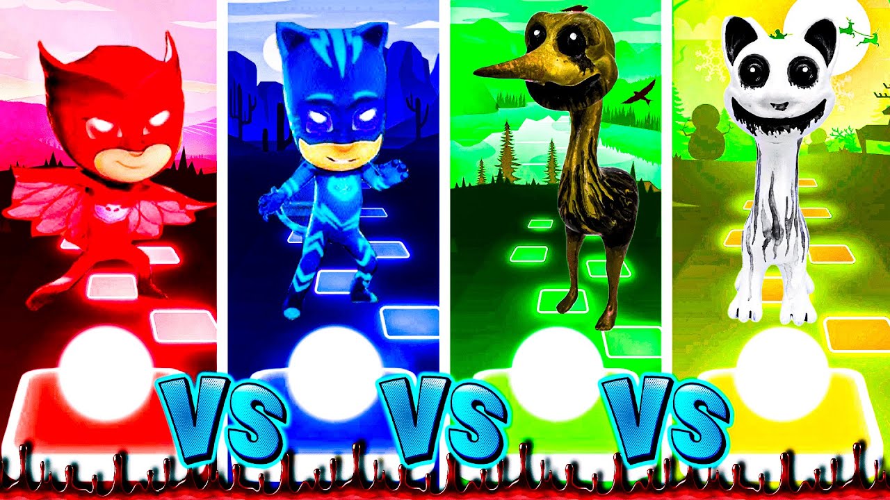 PJMasks Team Exe: Owlette Exe and Catboy Exe Vs Zoonomaly Team | # ...