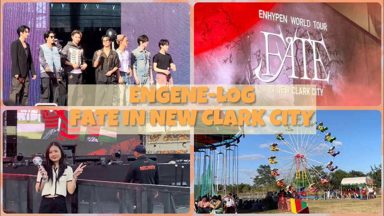 [엔진로그] ENGENE-LOG - ENHYPEN FATE Tour in New Clark City Concert Vlog ...