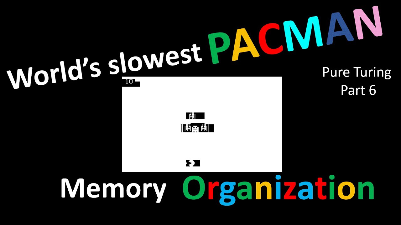 PureTuring Part 6. World's slowest Pacman Machine - Memory Organization ...