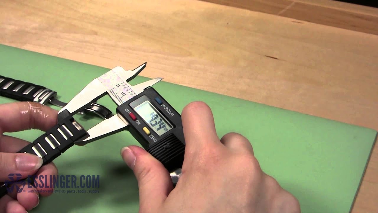 How to Measure Missing Friction Pins in Watch Bands - YouTube