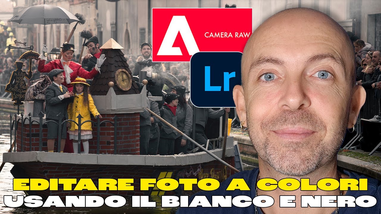CAMERA RAW - Editare una foto A COLORI usando il BIANCO E NERO spiegato ...