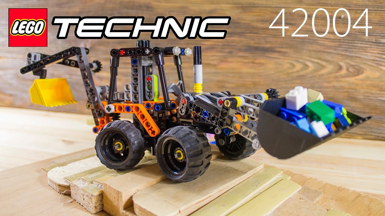 Lego Technic 42004 Mini Backhoe Loader. A-model. Мини экскаватор ...