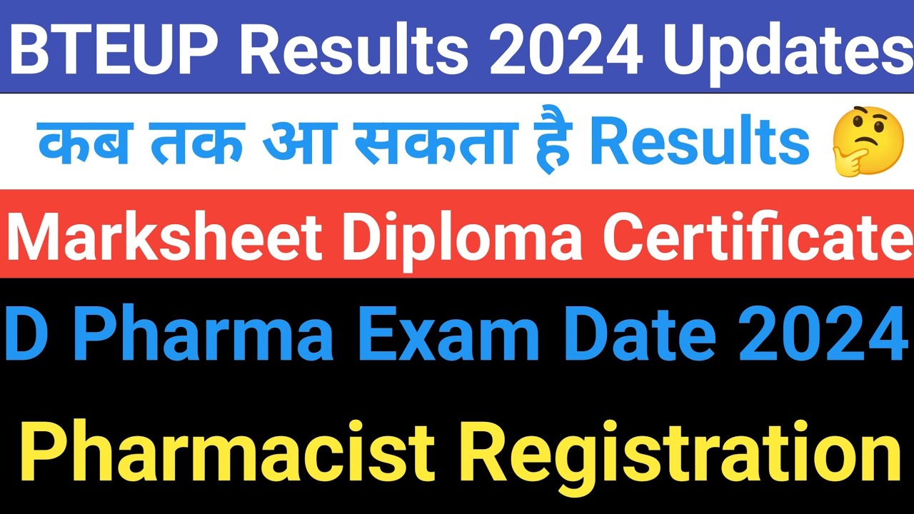 BTEUP Results 2024 Updates | BTEUP Marksheet Diploma Certificate 2024 ...
