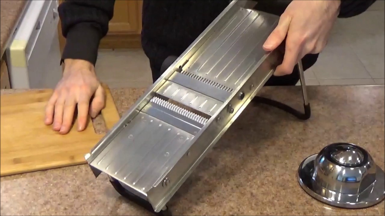 Winco Mandoline Set MDL-18 - YouTube