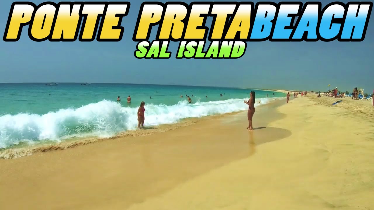 PONTA PRETA Beach Walking Tour - Sal Island - Cape Verde (4k) - YouTube