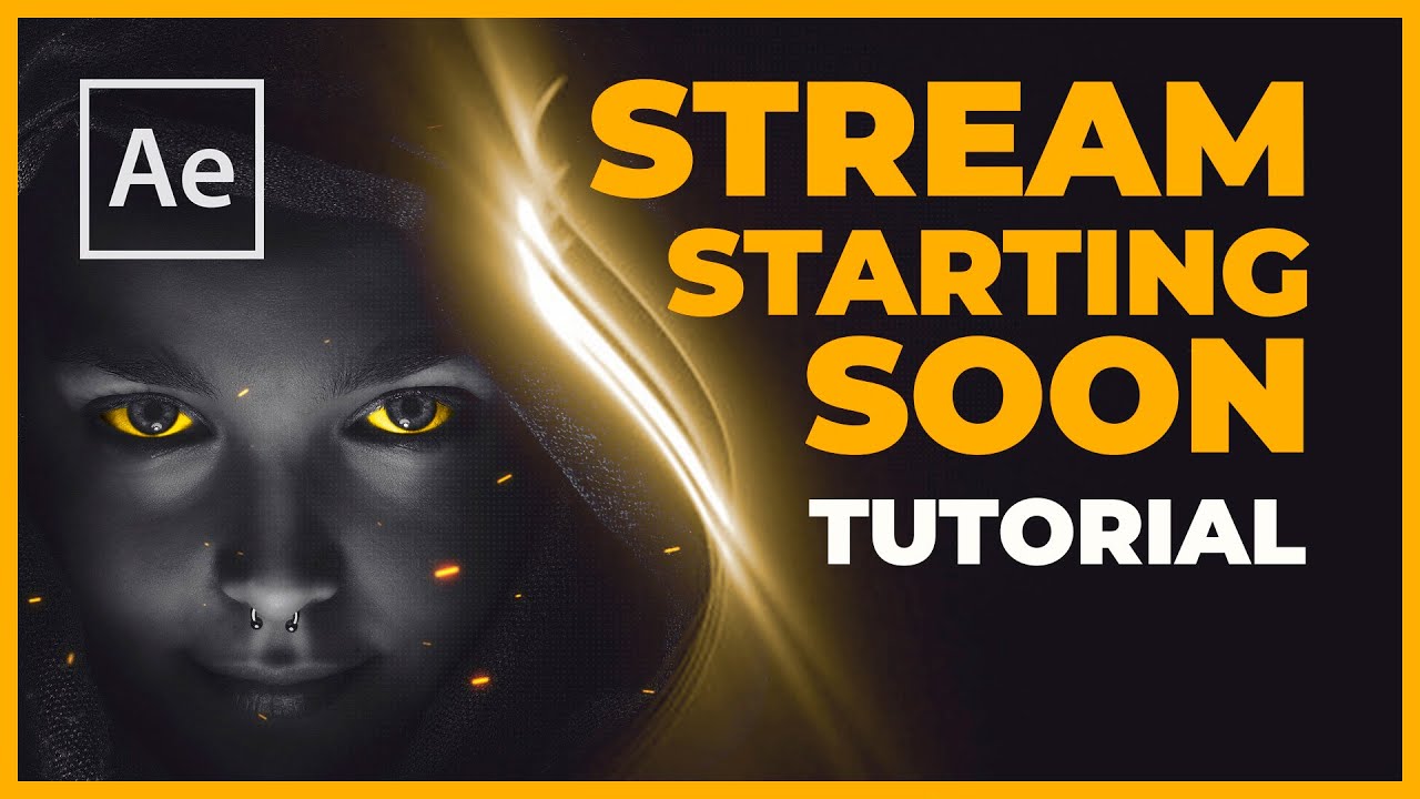 Cómo HACER Una PANTALLA de Inicio ANIMADA Para Stream en After Effects ...