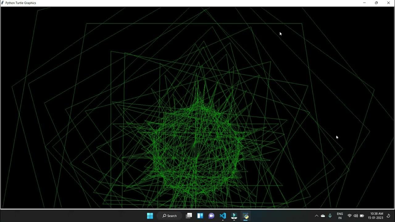 Python Turtle Graphics - 21 | Coding Status Video | Instagram Reels | Amazing Python Turtle ...