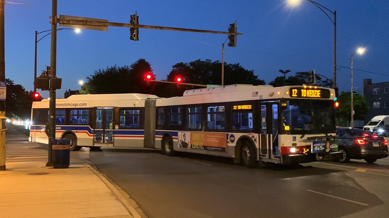 CTA 2008 New Flyer D40LF (1690) & DE60LF (4088) on Route 7 Harrison ...