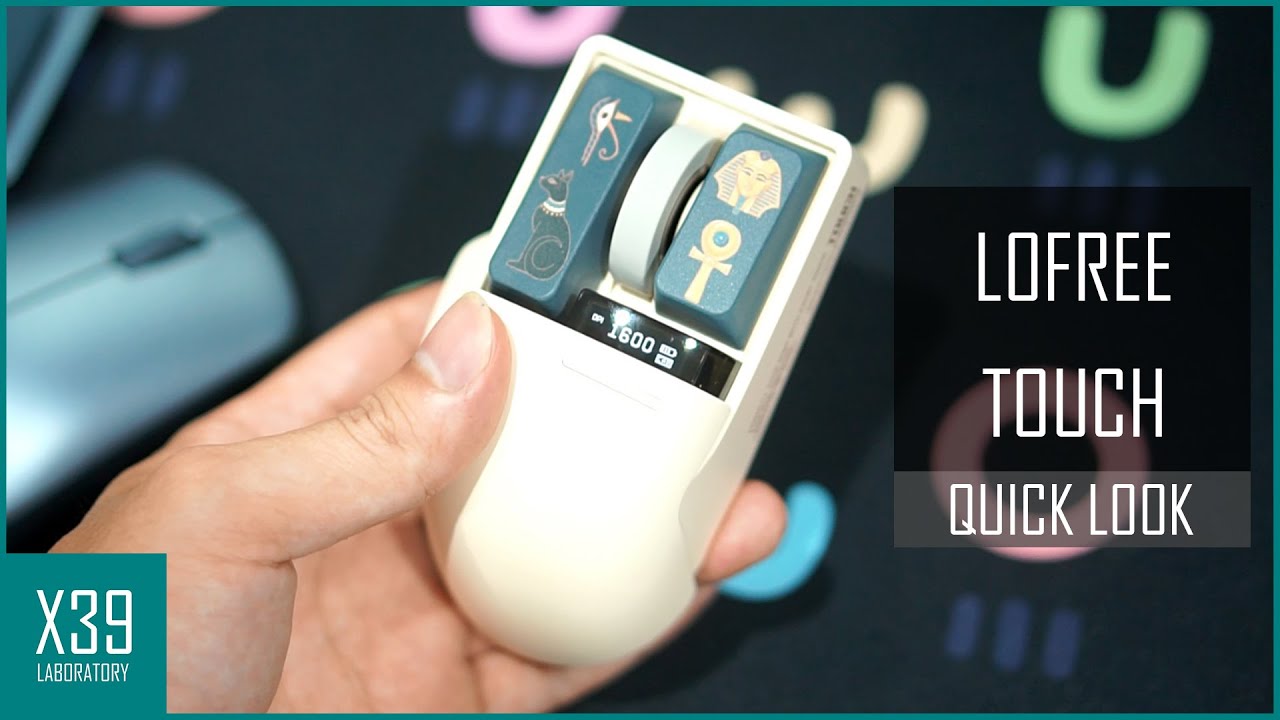 $39 Lofree Touch PBT mouse: Unboxing & Quick look - YouTube