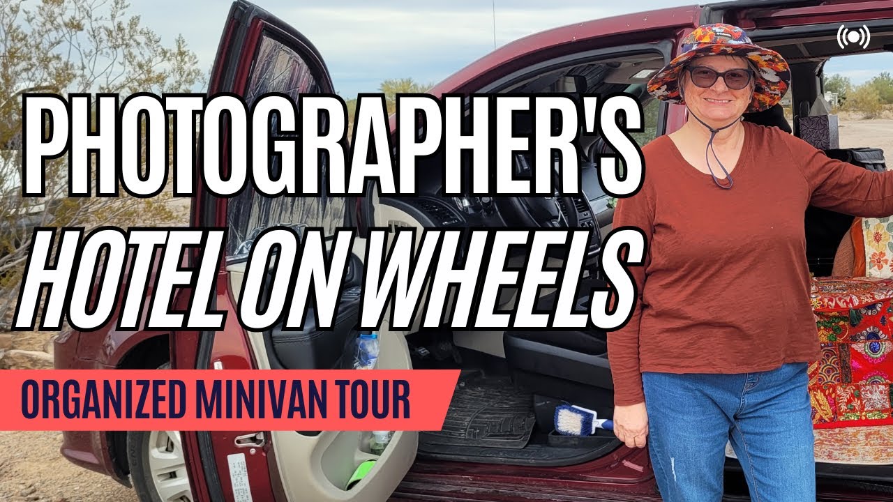 Wandering Gypsy Deb turned her minivan into a hotel on wheels - YouTube