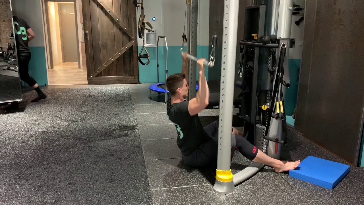 Lat Pull Down Drop Set - YouTube