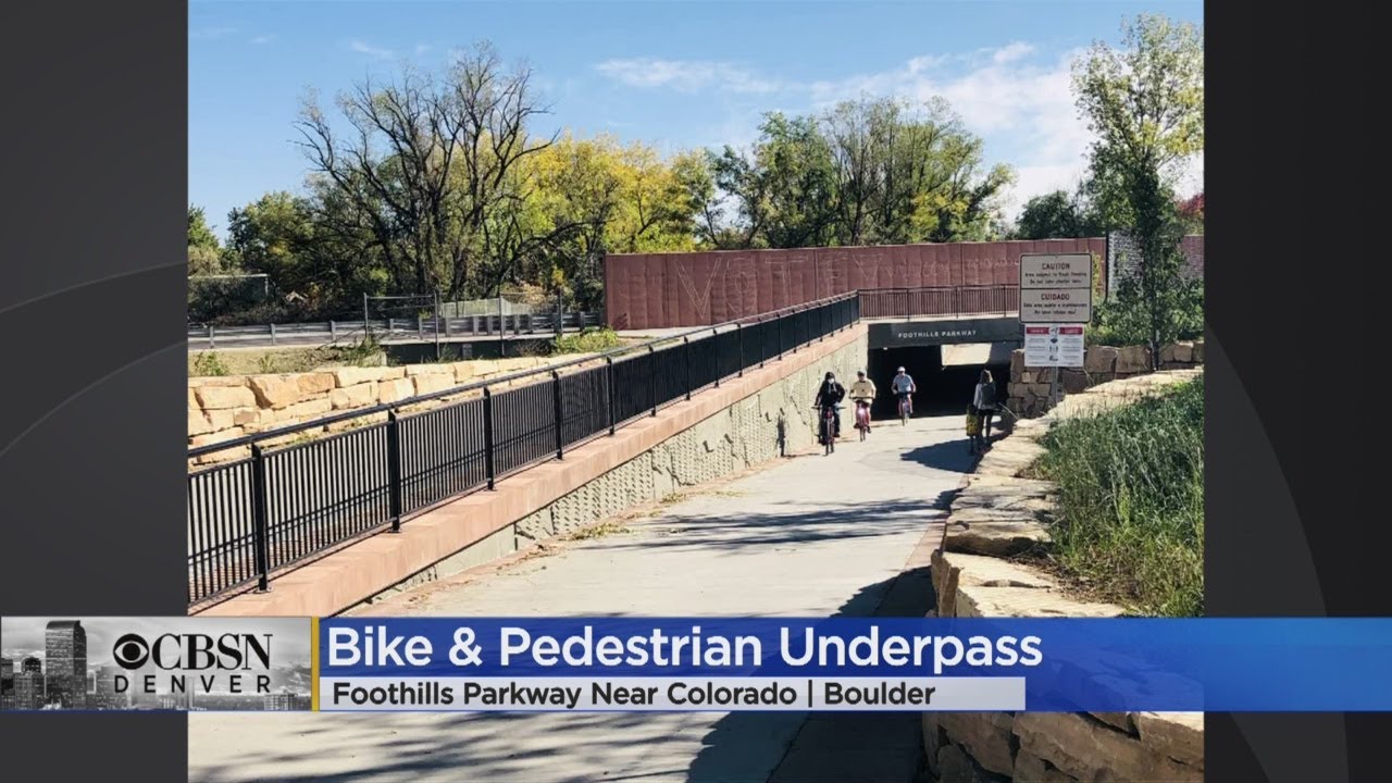 A New Bike & Pedestrian Underpass Is Now Open In Boulder - YouTube