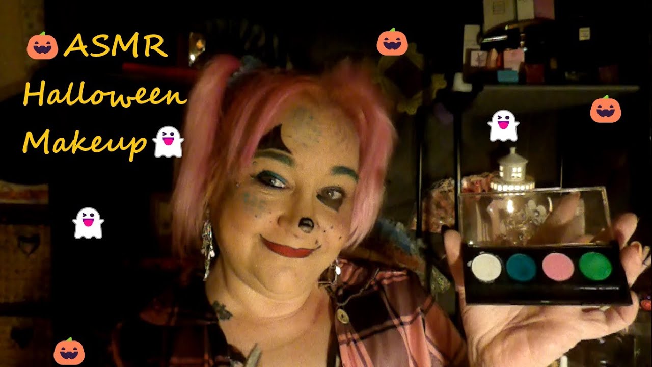 🎃ASMR Halloween Makeup👻 - YouTube
