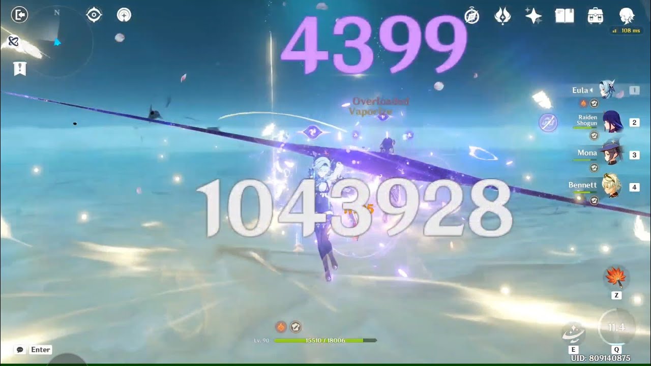 F2P C2 Triple Crowned Eula - YouTube