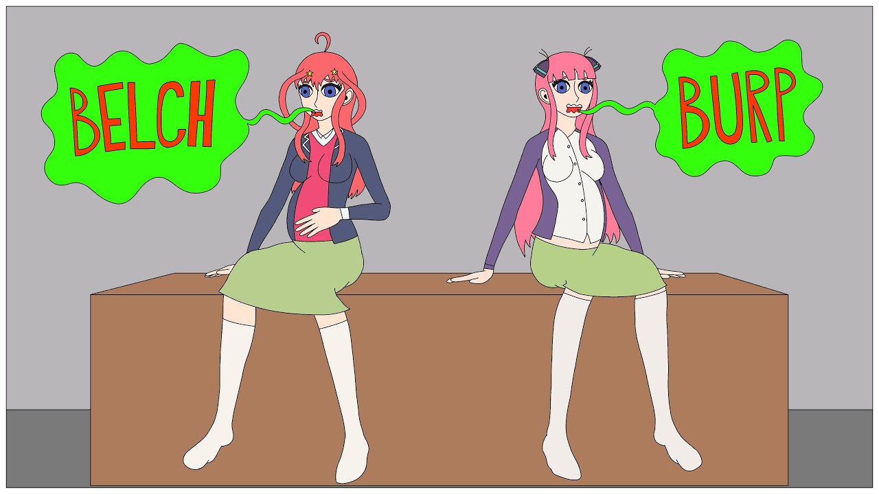 Quintessential Quintuplets Burp Animation (trade) - YouTube