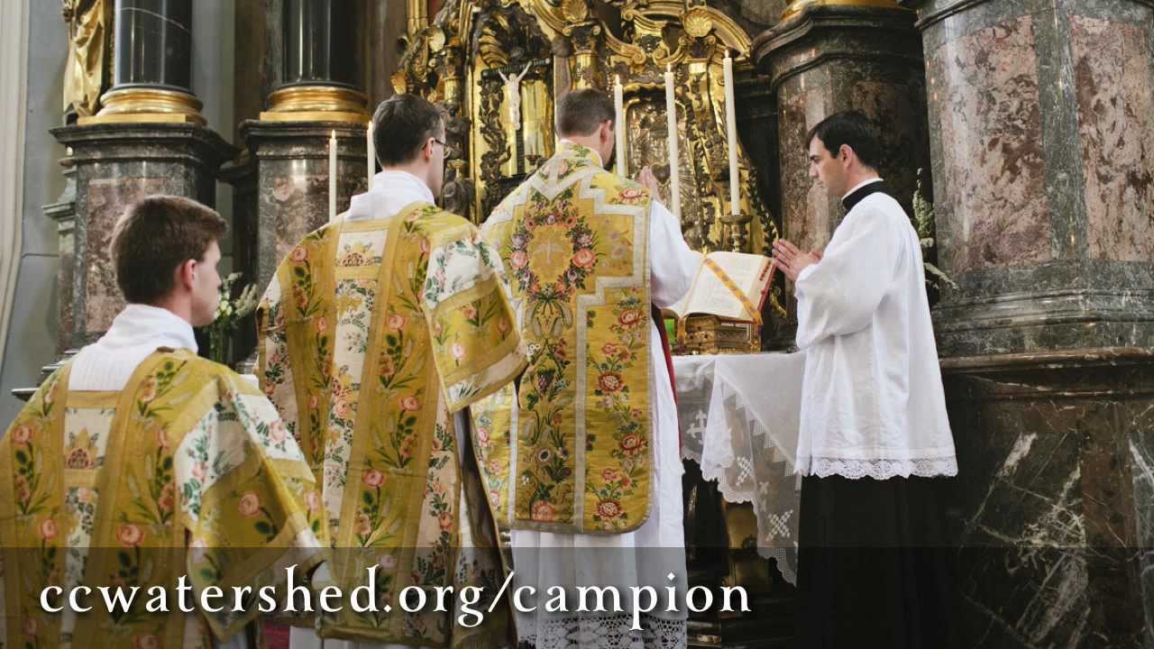 Sedébit Dóminus Rex in aetérnum, Communion Gregorian - YouTube