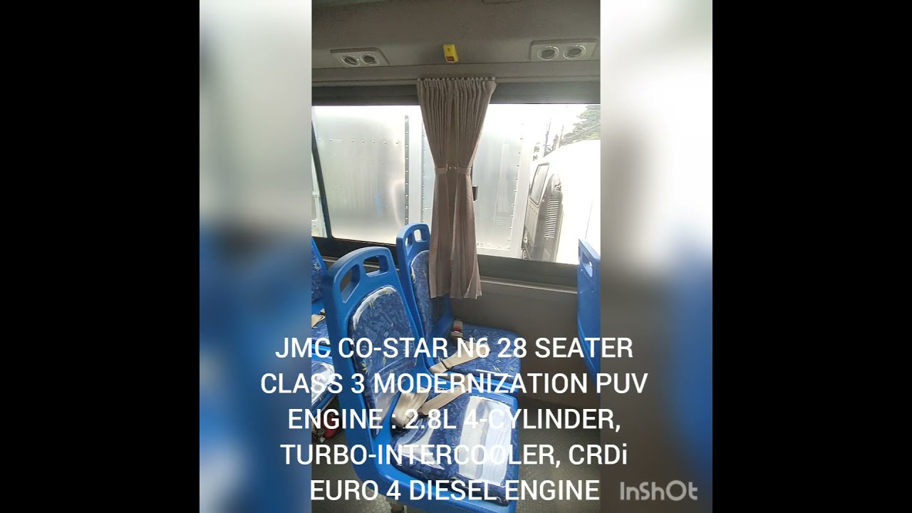 JMC CO-STAR N6 28 SEATER CLASS 3 MODERNIZATION PUV - YouTube