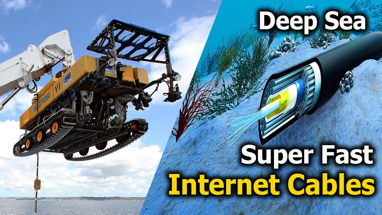Under Sea Internet Fiber Optic Cables Installation laying Process and ...