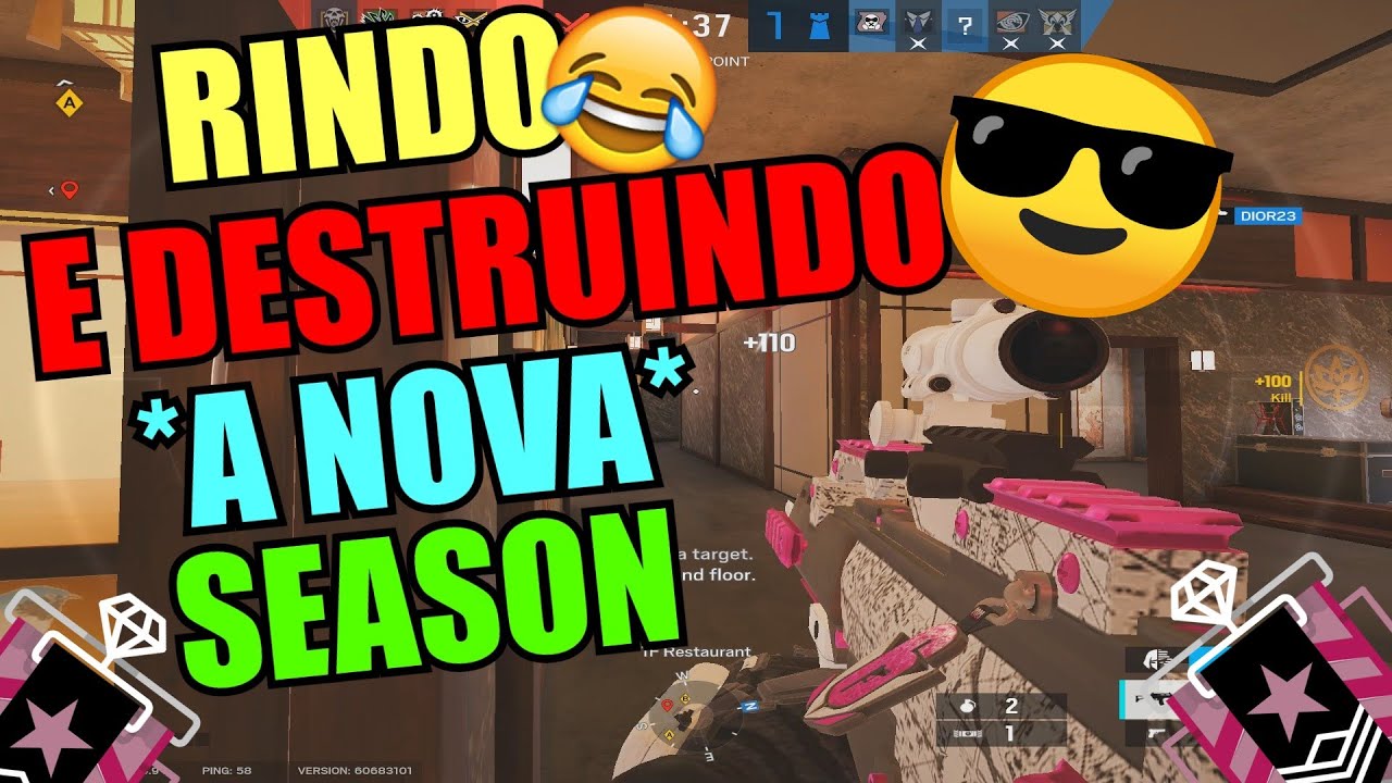 RINDO E *DESTRUINDO* A NOVA SEASON | R6 Heavy Mettle - YouTube