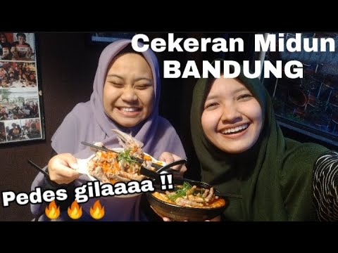 Cekeran Midun BANDUNG pedesnya bikin ketagihan !!! - YouTube