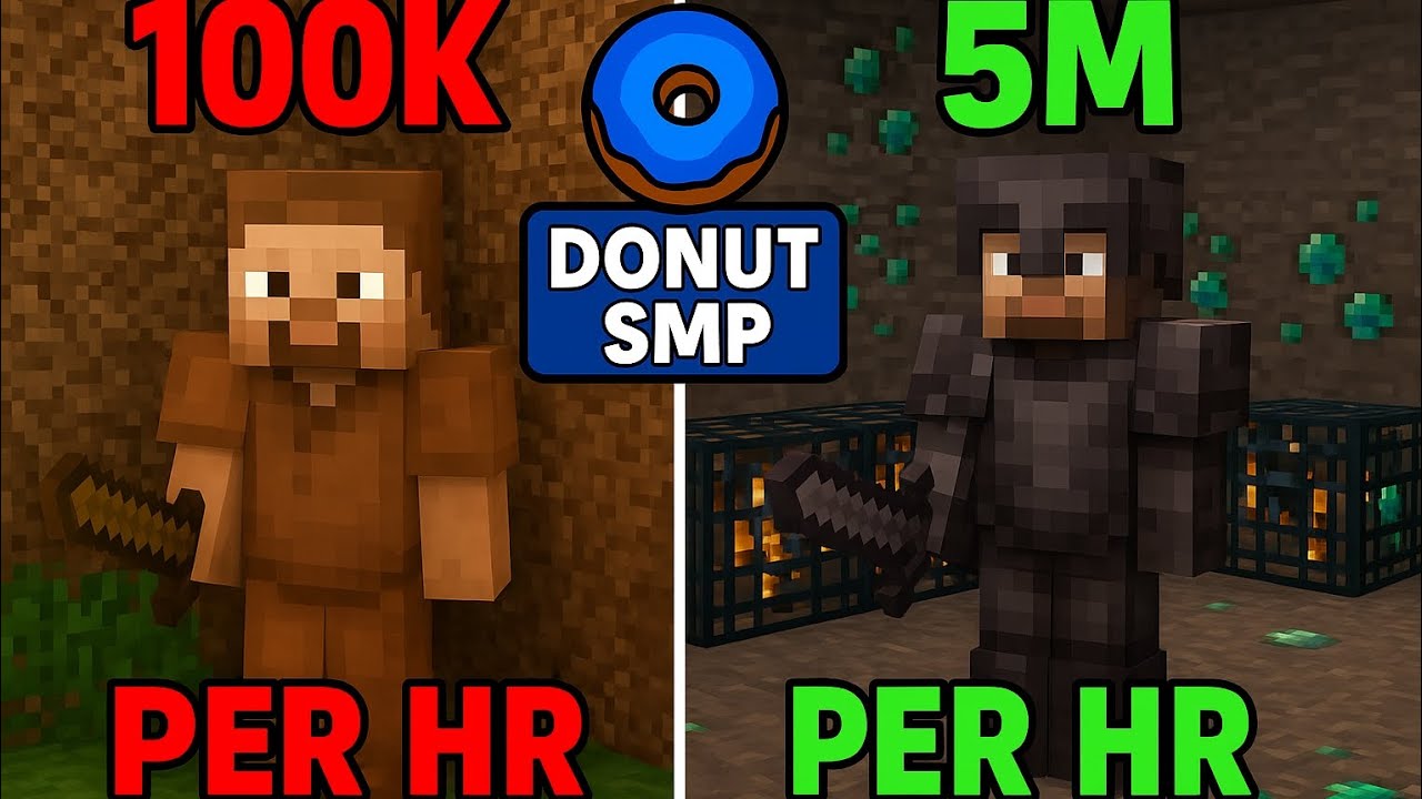 TOP 5 BEST MONEY MAKING METHODS ON DONUTSMP|donutsmp| - YouTube