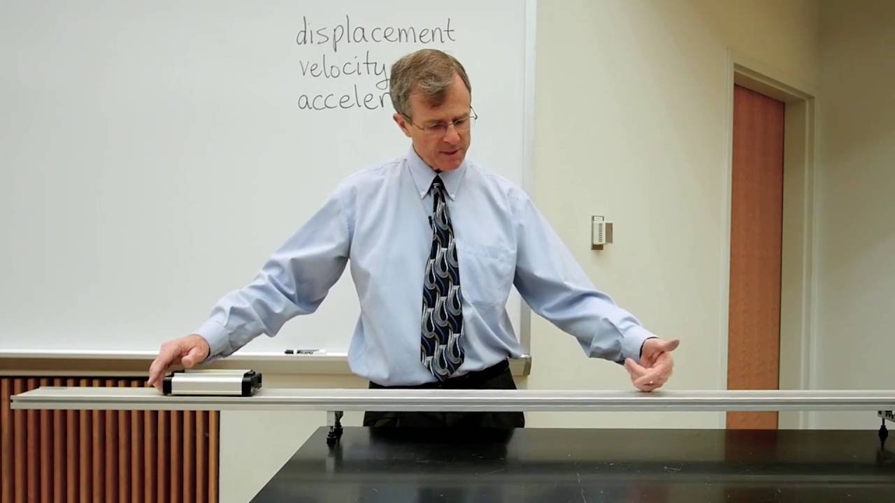Kinematics Demo: Cart and Track - YouTube