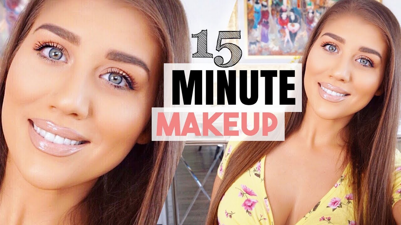 15 Minute Makeup | Natural Full Coverage - YouTube
