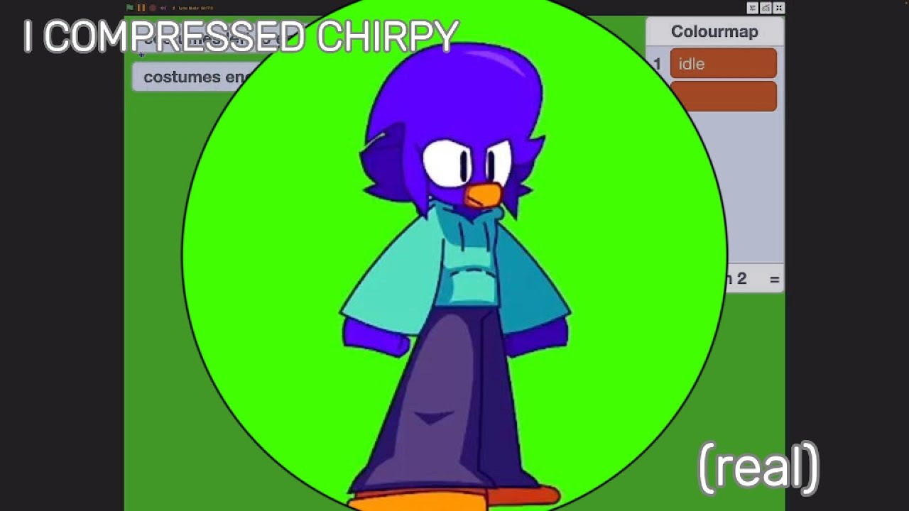 I COMPRESSED CHIRPY THE PENGUIN!!!!!!!! (REAL!) - YouTube